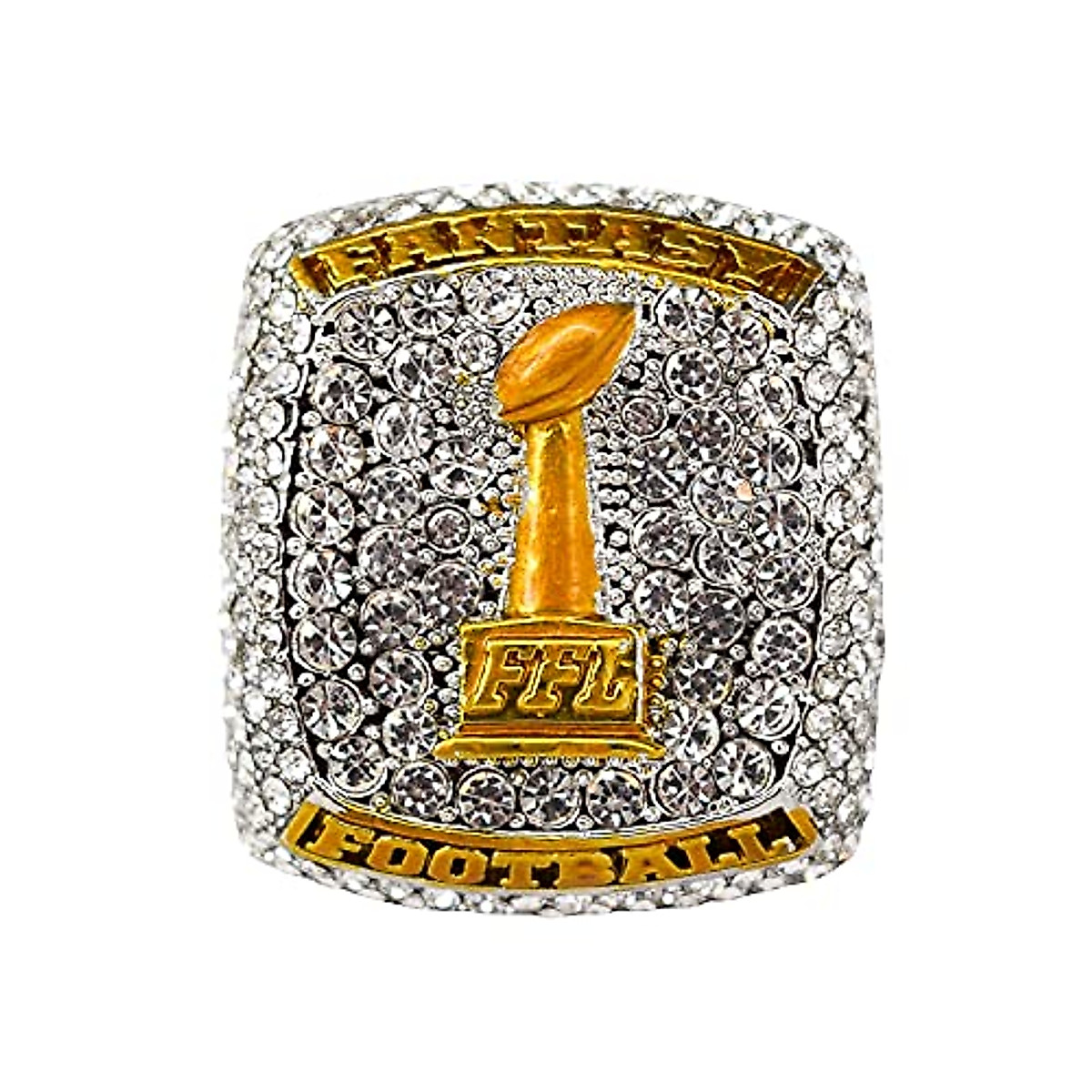 Spire Designs Fantasy Football Championship Ring - FFL Ring with Display Box (10)