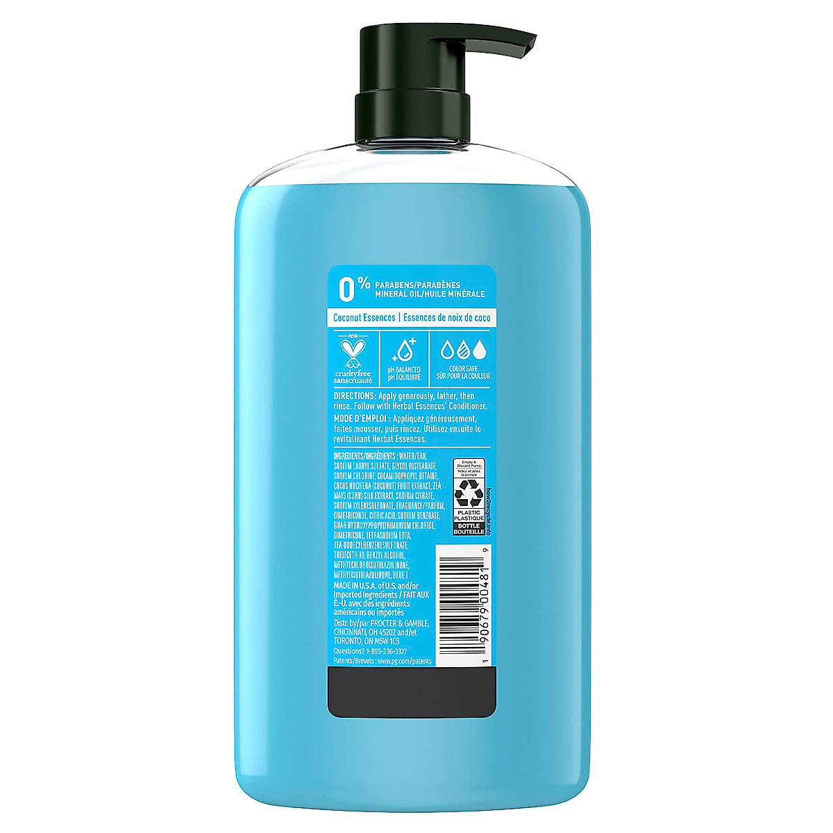 Herbal Essences Hello hydration shampoo shampooing for hair 29.2 FL OZ