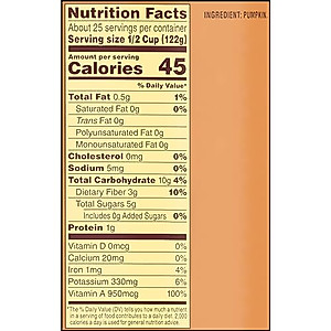 Libby's Pumpkin Pie, Thanksgiving and Holiday Desserts, Pumpkin Pie Filling, 100% Pure Pumpkin, Bulk, 6 lb 10 oz Can