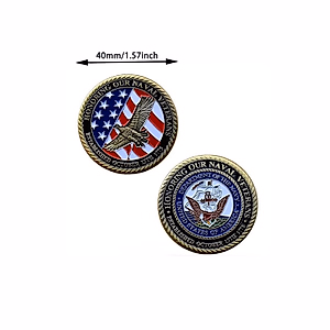 The US Navy Military Challenge Coin Pays Tribute to Our Navy Veterans
