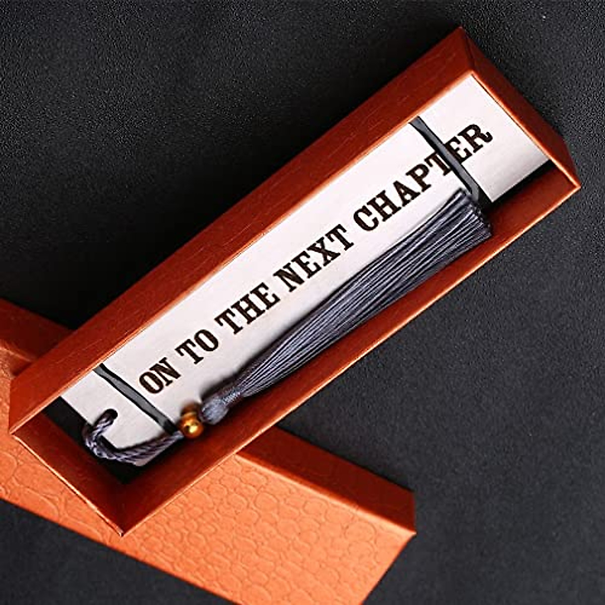 Bookmarks for Book Lovers Metal Book Mark Engraved I Love You Bookmark for Woman Gifts for Reader Book Mark (Silver Our Story is My Favorite)