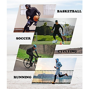 TELALEO 5 Pack Men's Compression Pants Workout Leggings Running Athletic Sports Basketball Tights Baselayer XL