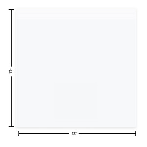 Zip Bag 13x13" 2mil Clear 10pc