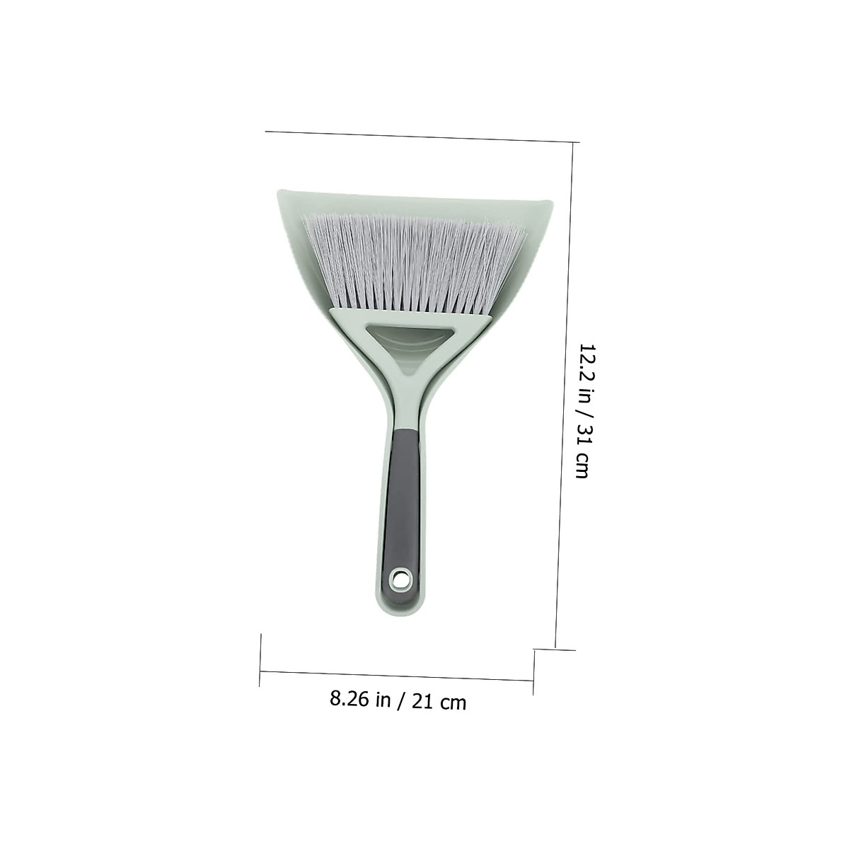 1 Set Broom Dustpan Keyboard Cleaning Brush Table Cleaning Tool Small Dust Pans Desktop Cleaning Broom Kitchen Desktop Dustpan Home Cleaning Accessory Cleaning Kit Plastic Green SOESFOUFU
