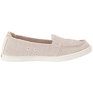 Roxy womens Minnow Slip on Shoe Sneaker, Oatmeal, 8 US