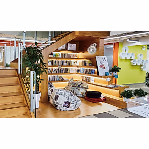 VIVI- 8 in. Wall Mount Swivel Fan with Folding Arm (Walnut)