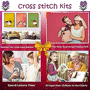 Dimxvean Cross Stitch Kits, Stamped Cross Stitch Kits for Adults Beginners,Full Range of Cross-Stitch Stamped Kits Needlecrafts Embroidery Kits 11CT-Nativity 17.7x24.4 inch
