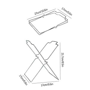 Generic 2Pcs Trash Bags 13 Gallon Holder Stand, Waste Sorting Bin, Grass Clippings Portable Fold Up Can, Trash Stand Holder for Camping Recycling Suitable in Bedroom, Kitchen, Indoor and Outdoor