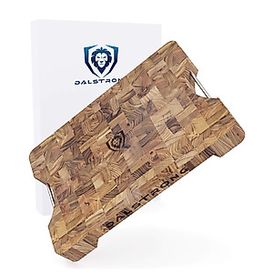Dalstrong The Gladiator Series Elite 4-Piece Charcuterie & Cheese Knife Set Bundled with The Lionswood End-Grain Teak Cutting & Serving Board