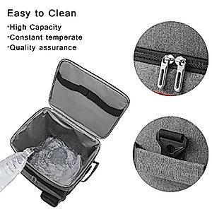 Soft Cooler with Wheels - Removable Wheels Insulated Portable Rolling Cooler, Collapsible Cooler on Wheels Suitable for Shopping Picnic BBQ Beach