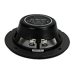 Sony XS-MP1611 6.5 Inch 280 Watt 4 Ohm Dual Cone Weatherproof Marine Audio Stereo Speakers with Polypropylene Woofer Cone, White, 2 Pairs