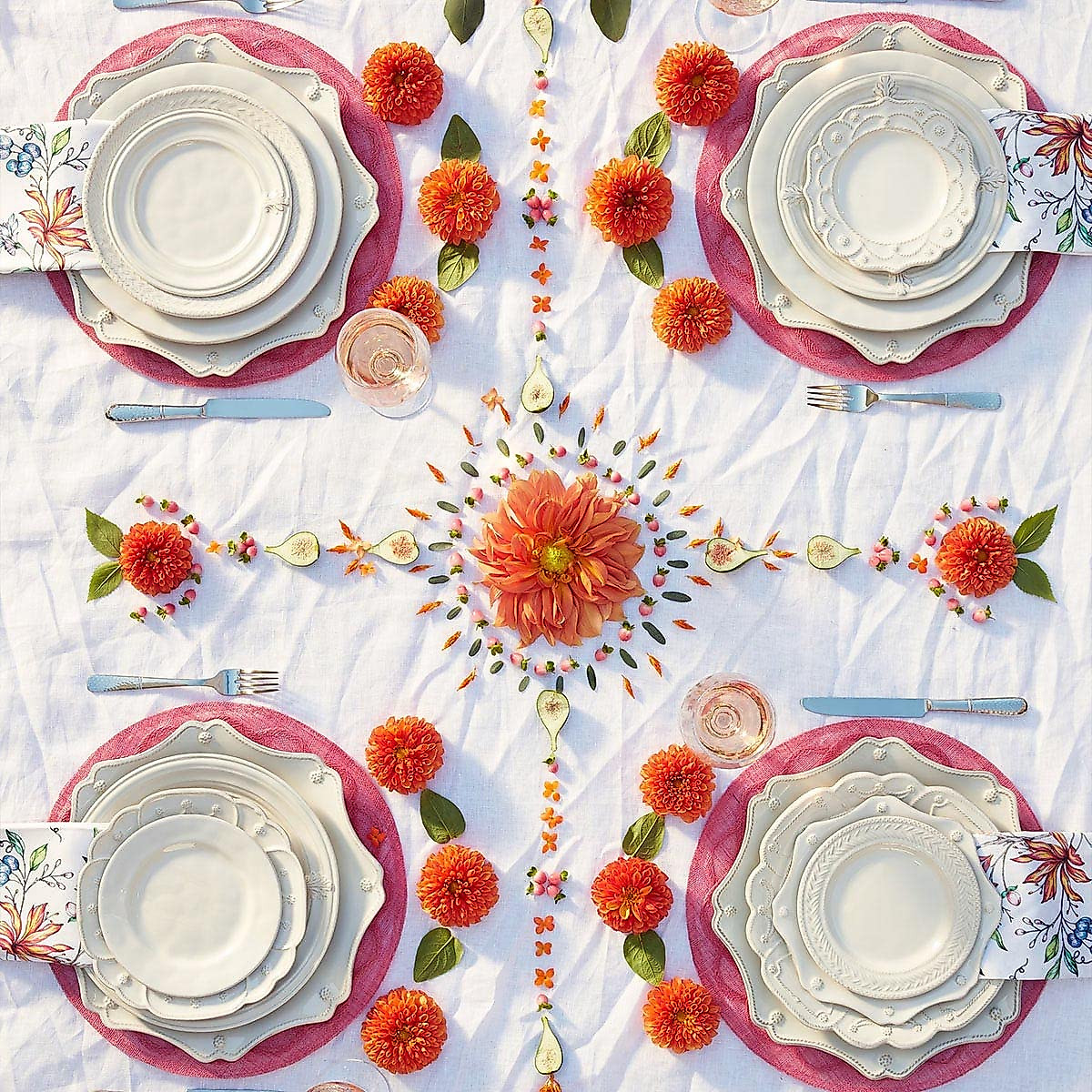 Juliska Berry & Thread Scallop Platter/Charger - Whitewash