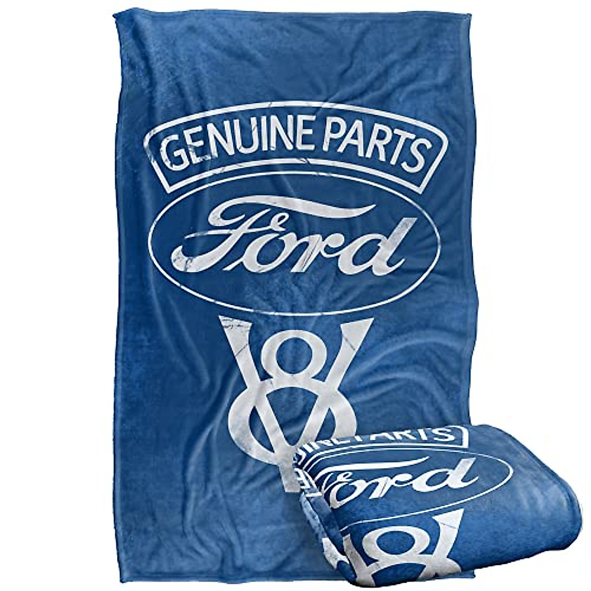 Ford Blanket, 36"x58" Genuine Parts Silky Touch Super Soft Throw Blanket