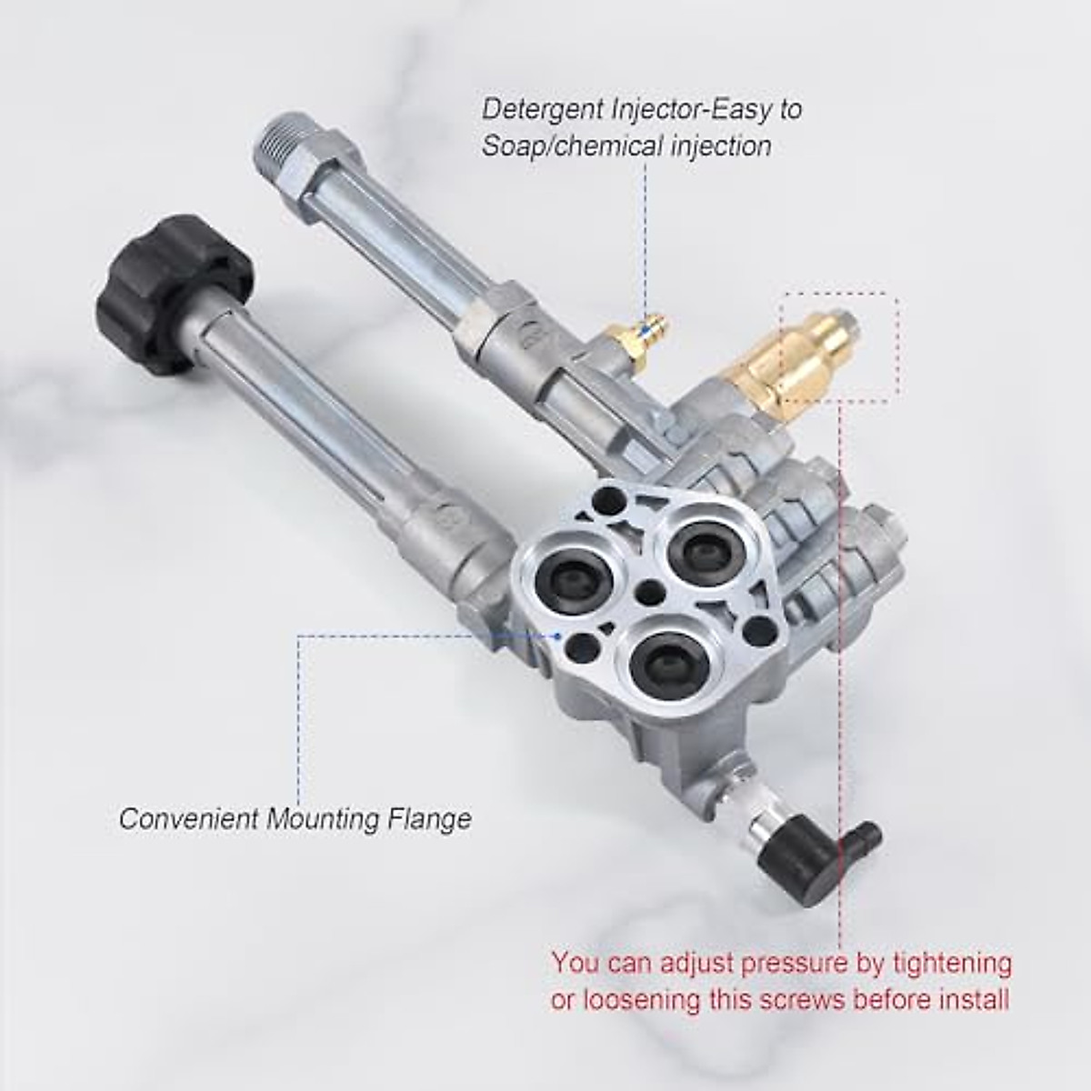 AR42518 Complete Pump Head Assy for RMW and SRMW Pumps-RMW2G20 RMW2.2G24 RMW2G23B RMW2G24 RMW2G25 RMW2.2G20D SRMW2.2G26 RMW2.2G24 and SRMW2.2G26