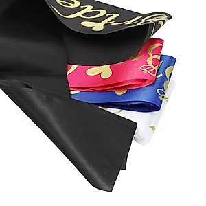 Bachelorette Party Bride Tribe Sash Set:1 Bride to Be Sash and 9 Bride Tribe Sashes Fit Bridal Shower Decorations Wedding Party Favors (Blue,10 Pcs Sash)