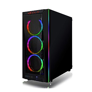 CLX Set TGMSETRTH0B11BM Gaming Desktop - Liquid Cooled AMD Ryzen 9 5950X 3.4GHz 16-Core Processor, 32GB DDR4 Memory, GeForce RTX 3080 10GB GDDR6X Graphics, 480GB SSD, 3TB HDD, WiFi, Windows 11 Home