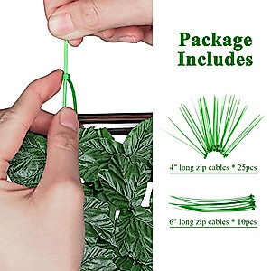 iCover 59 * 98in Artificial Ivy Privacy Fence Screen, Green Maple Leaf Strengthened Joint Prevent Leaves Falling Off, Faux Hedge Panels Greenery Vines, Decorative Fence for Outdoor, Garden