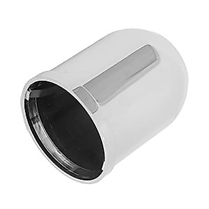 Aramox Trailer Hitch Ball Coupler Cover Tow Bar Chrome Plated Protection Cover for 50mm 2in 1‑7/8in Hitch Balls for Trailer Off Road Vehicle