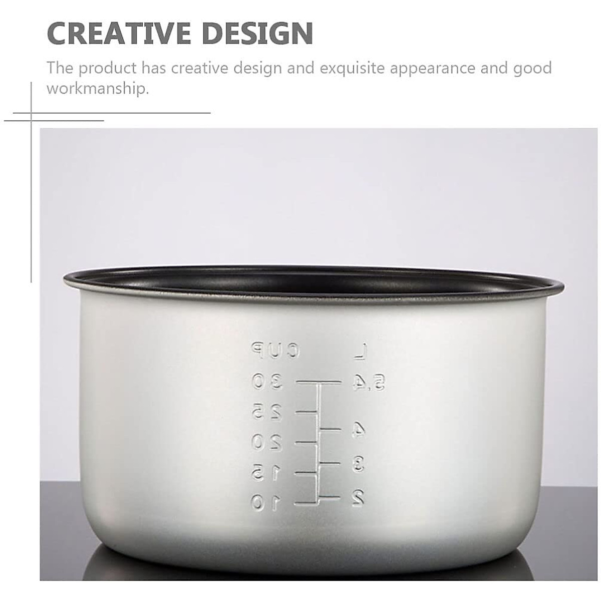 Cabilock Rice Cooker Liner Non Stick Inner Pot Rice Cooker Inside Pot Electric Cooker Accessories for Home Kitchen Shop