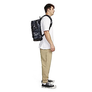 Hurley Mens Skateboard Backpack, Grey Camo, One Size
