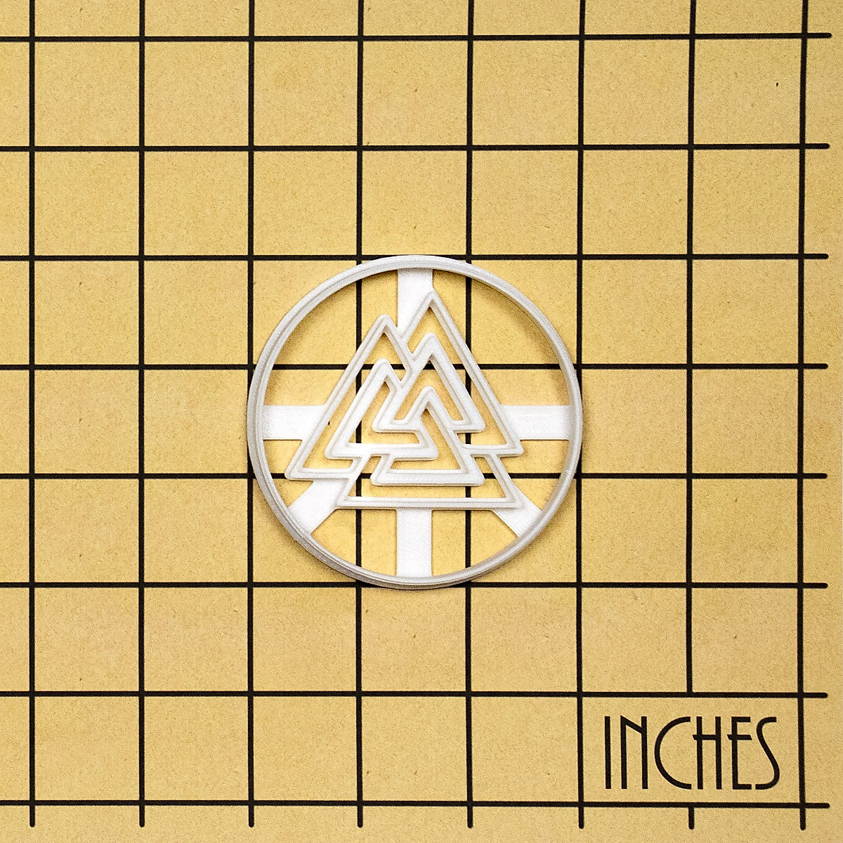 Nordic Runes - Valknut cookie cutter, 1 piece - Bakerlogy