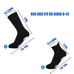 Ubrand Gaming Socks with Silver Fiber Gaming Finger Sleeves , Do Not Disturb I'm Gaming ,Gaming Socks for Teen Boys Gamer with Glowing, Novelty Socks for Men Women(Black-Luminous-Short)