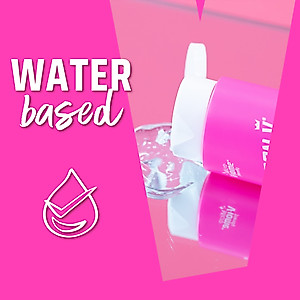 QUEEN V P.S. I Lube You - Intimate Water-Based Lube, pH friendly, Free from Parabens, Artificial Colors, Glycerin & Fragrances, 3 oz. Wetter is Better