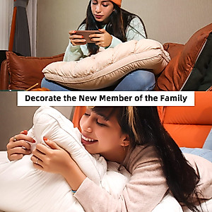 YOUR MOON Soft Pillows Queen Size for Sleeping, Support Bed Pillows, Fluffy Down Alternative Pillow, Luxury Hotel Gel Pillows for Side Sleeping (White)