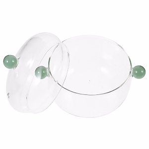 Saucepan Stovetop Pot Lid Borosilicate Cookware Pasta Noodle Soup Milk Transparent