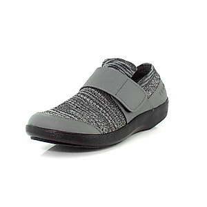 TRAQ by Alegria Qwik Womens Smart Walking Shoe Charcoal 6 M US