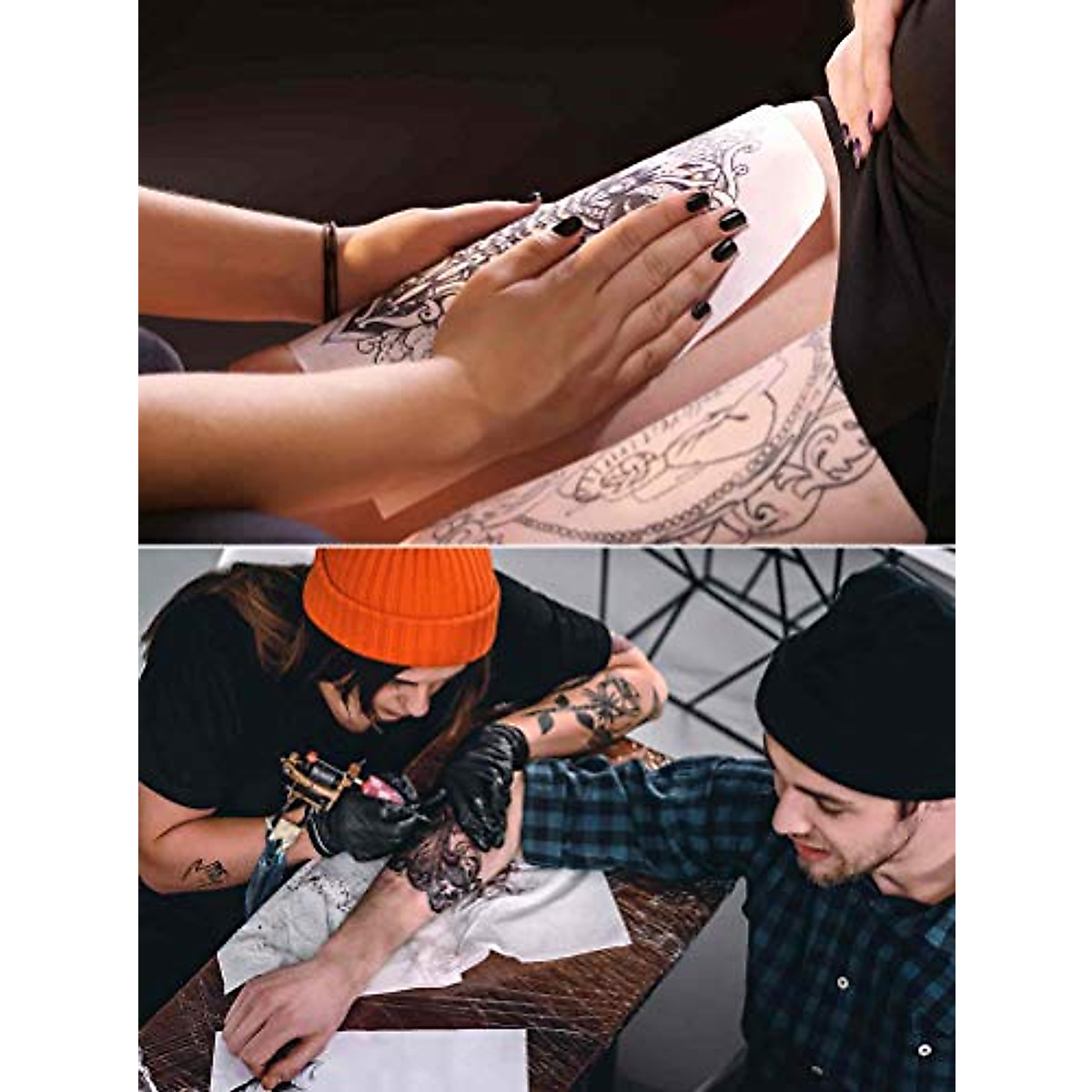 Tattoo Transfer Paper, Cridoz 100 Sheets Tattoo Stencil Transfer Paper for Tattooing