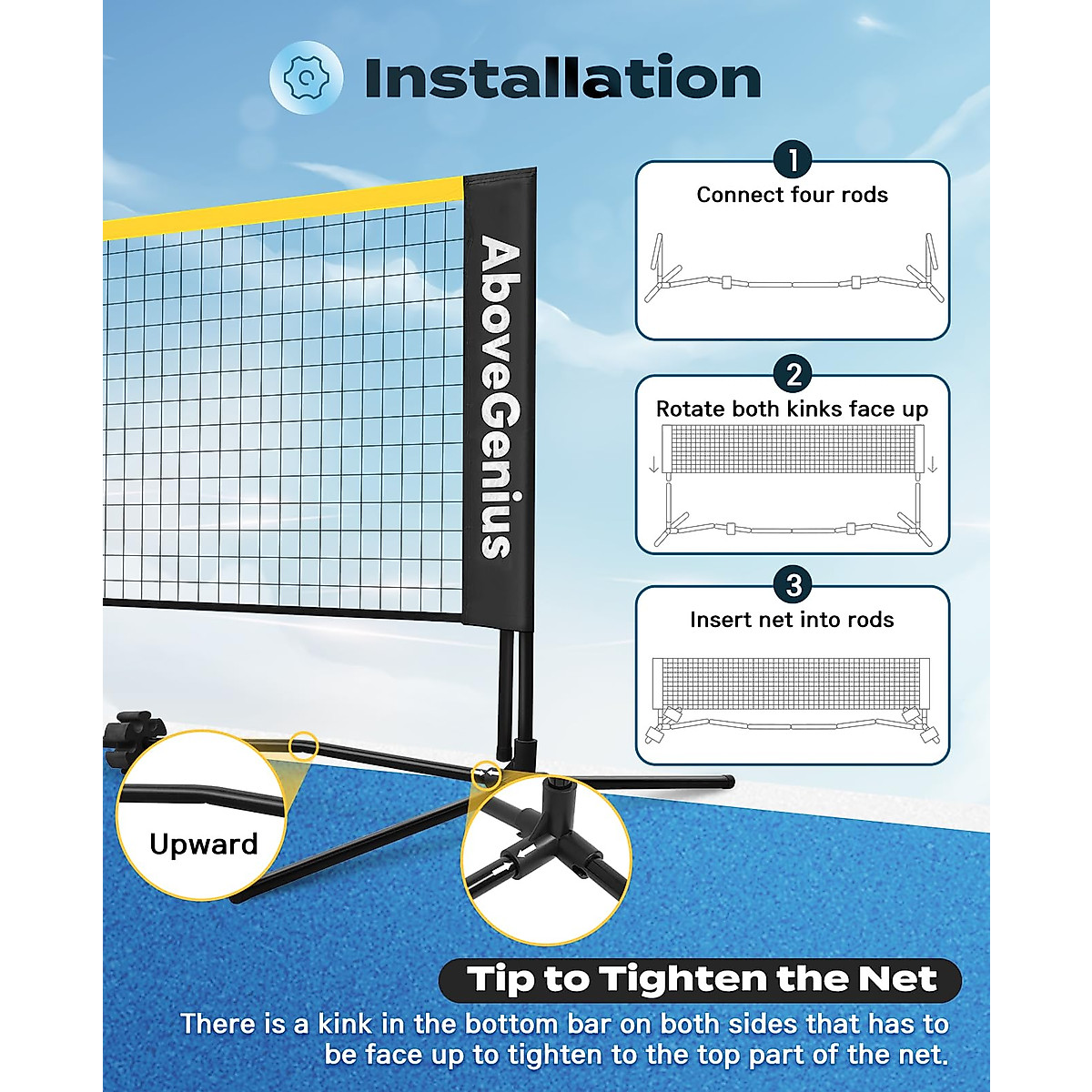 AboveGenius Pickleball Parent-Child Set