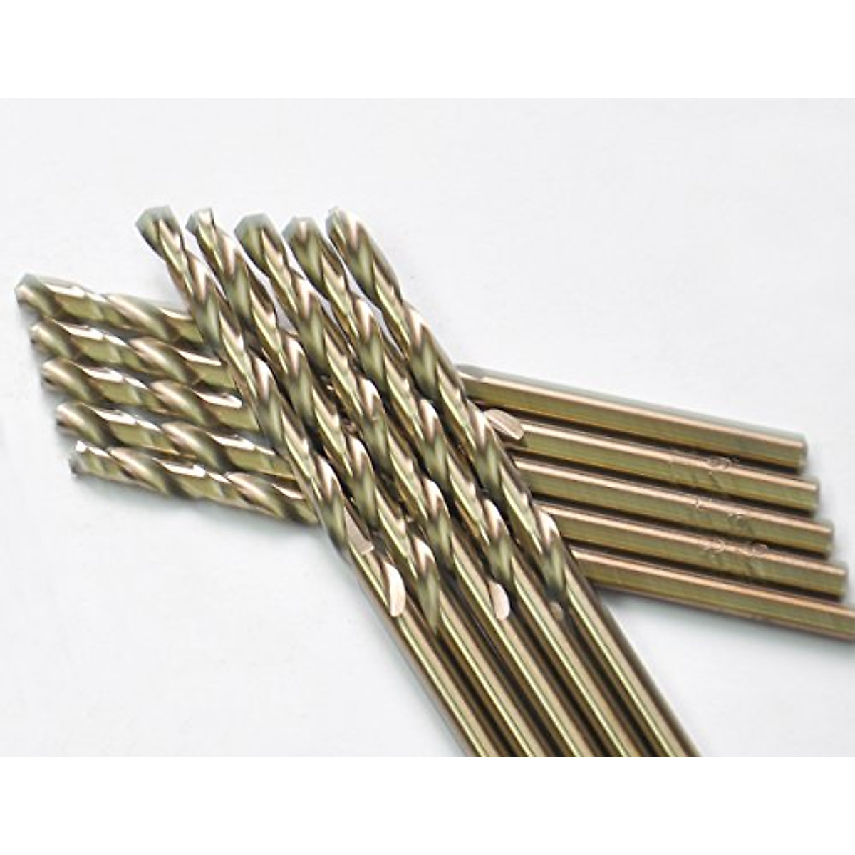 0XTUL 10PCS,3/32",HSS General Purpose Heavy Duty Cobalt Jobber Twist Drill Bits,ideal for drilling on mild steel, copper, Aluminum, Zinc alloy etc.