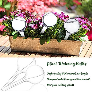 CosCosX 5 Pcs Automatic Watering Device Globes Vacation Houseplant Plant Pot Bulbs Garden Waterer Flower Water Drip Irrigationdevice Self Watering System