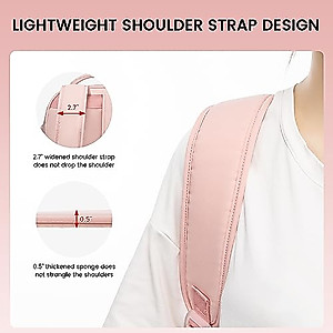 LOVEVOOK Cute Backpack Purse for 14-16 Year Olds, Fit 15.6 Inch Laptop Fashion Backpack for Women, Lightweight Waterproof Casual Backpack for College Essential, Durable Travel Daypack, Pink