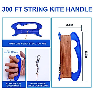 Simxkai Kite for Kids Adults,Easy to Fly,Best Delta Kite for Beginners Toddlers,Durable Kite c/w 300ft String