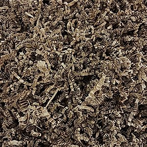UpackSupply Crinkle Cut Paper Shred for Gift Baskets & Gift boxes - Kraft (1/2 LB)
