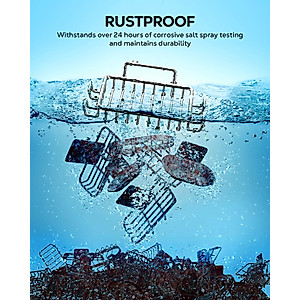 Nieifi Bar Soap Holder for Shower Wall with 4 Hooks, Stainless Steel Adhesive Soap Dish for Bathroom, Silver