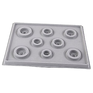 Bracelet Design Board Flocked Bead Board Bracelet Beading Jewelry Organizer Tray Design DIY Craft Tool (Bracelet Beading Board)