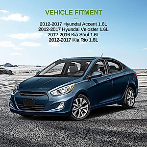 AUTOSAVER88 Manifold Catalytic Converter w/Gasket Compatible with 2012-2017 Hyundai Accent | Hyundai Veloster | Kia Soul | Kia Rio 1.6L Direct-Fit (EPA Compliant)