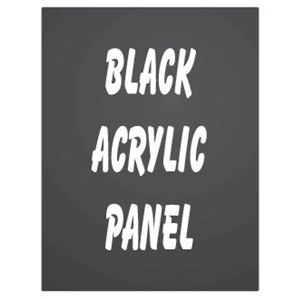 NEOPlex 24" x 32" Shiny Black Acrylic Plexiglas Replacement Panel for Sidewalk Sandwich Board A-Frame Signs