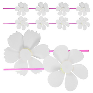 Wakauto 10pcs DIY Pinwheels Craft for Handmade White Blank Paper Pinwheels Making Craft Painting Party Favors for Home Crafting,Craft Group Activities