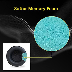 MQDITH Soft Protein Leather Replacement Ear Pads Compatible with Corsair Virtuoso RGB SE Headset