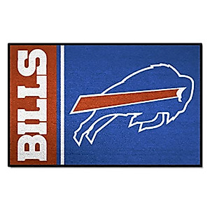 FANMATS 8226 Buffalo Bills Starter Mat Accent Rug - 19in. x 30in. | Sports Fan Home Decor Rug and Tailgating Mat Uniform Design