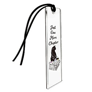 Thank You Gifts - Just One More Chapter Inspirational Bookmark Gifts, Birthday, Friendship, Women Friends, Coworkers, Girls Lovers Daughter Gifts New Job Gifts for Her - Inspirational Bookmark