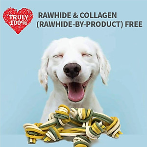 LuvChew Rawhide Free Triple Dental Floss Treats Medium 5pcs/Bag