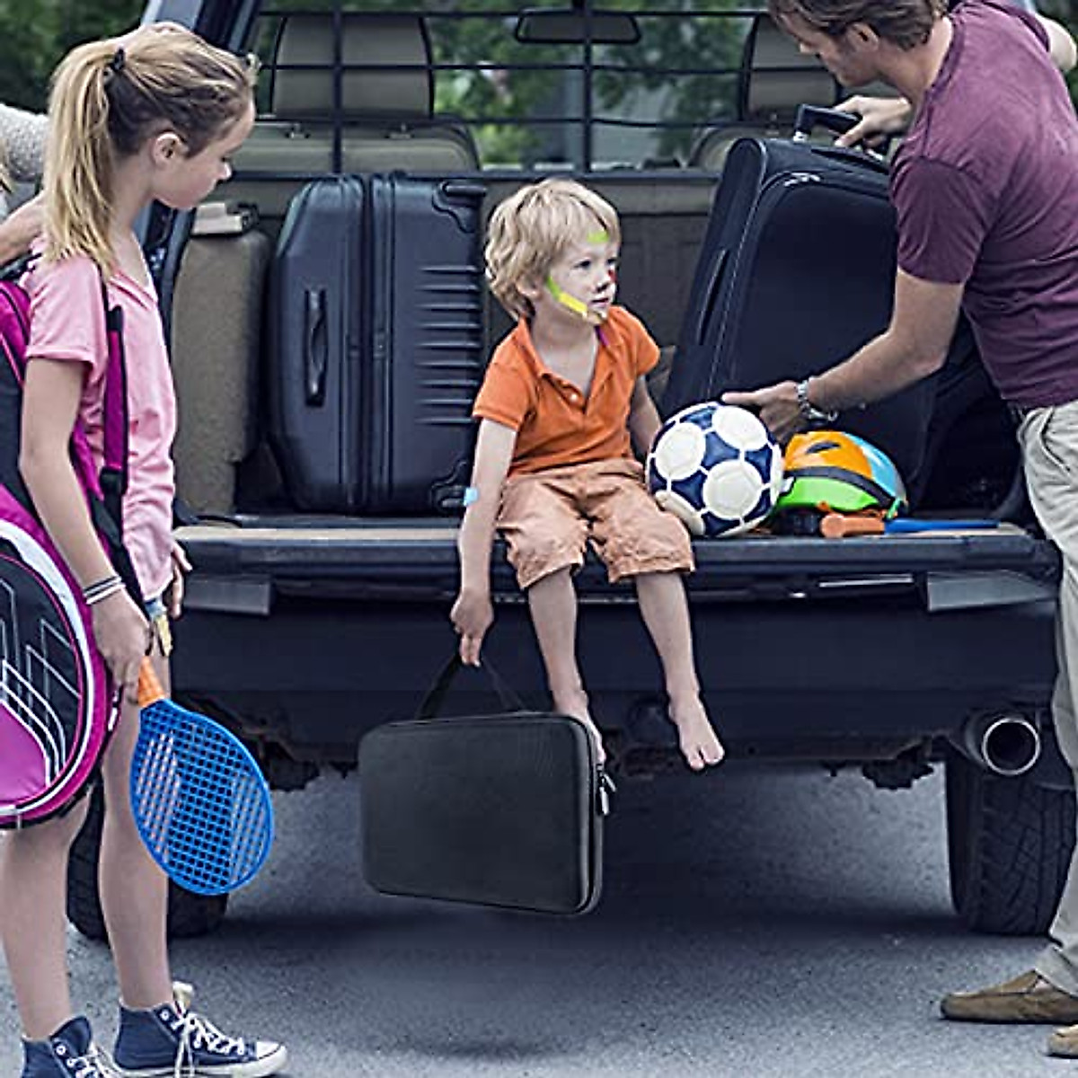 Jucoci Toy Organizer Case Compatible with Bakugan Battle Planet, BakuCores, Armored Alliance, Geogan Rising, Toy Organizer Storage Container Holder Fits for 35 Pieces. (Only Case) Black