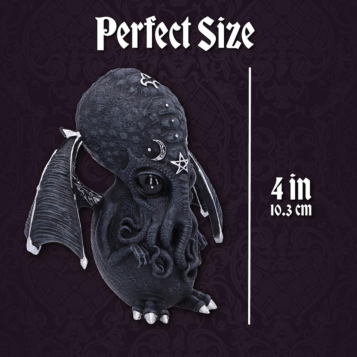 Nemesis Now Cult Cuties Adorable Occult Figurines, Bewitching Evil Spirit Creatures, Hand-Painted, Resin - Culthulhu