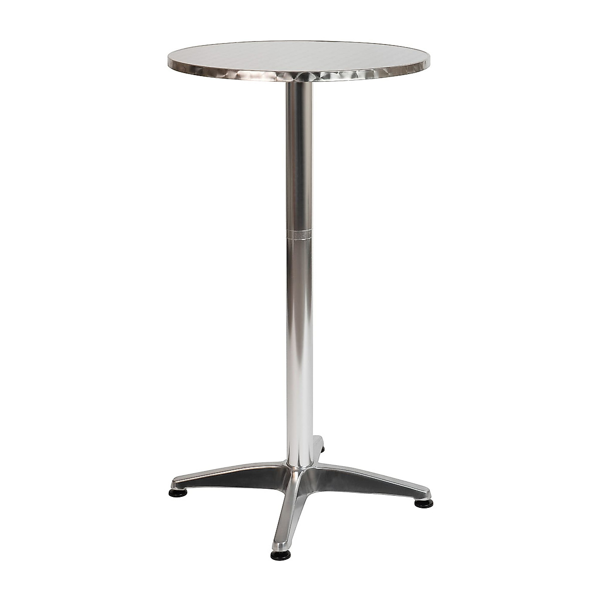 Flash Furniture Metal Bar Table - Aluminum Patio Table - Mellie 23.5"H Round Bar Height Table - Indoor/Outdoor