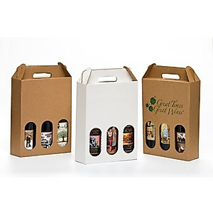 3pk Wine Carrier - Printed
